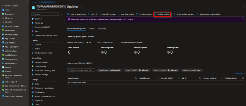 Azure Update Manager: WSUS in the Cloud