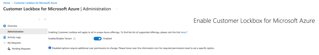 Microsoft Customer Lockbox - Duo Infernale - Blog