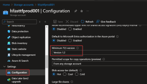 The Phase-Out of TLS 1.0 and 1.1 in Azure